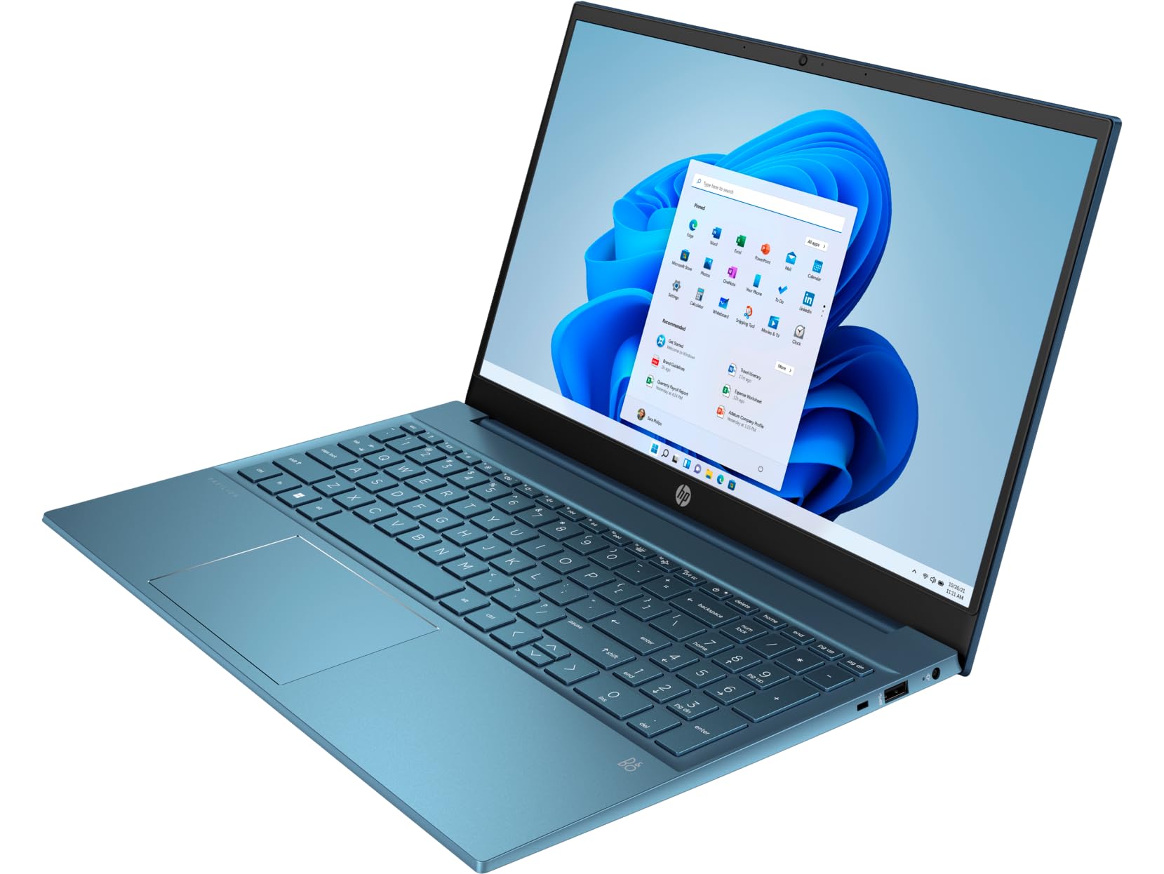 HP Pavilion 15 2022 Business Laptop 15.6" FHD IPS Touchscreen 4-Core Intel i7-1195G7 16GB DDR4 2TB SSD Intel Iris Xe Graphics Wi-Fi 6 Backlit Keyboard Fingerprint Windows 11 Home w/ONT 32GB USB