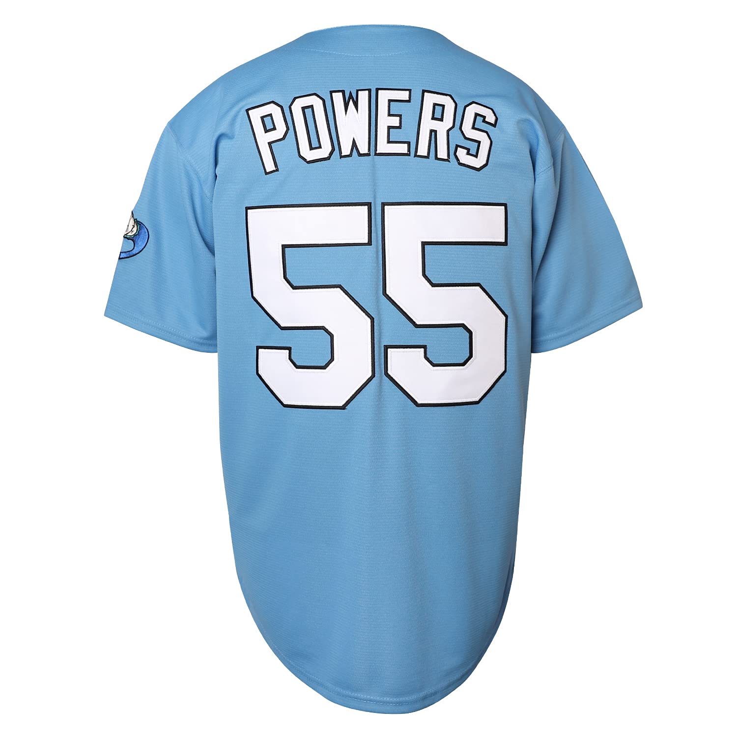 MESOSPERO Mens 55 Kenny Powers Shirt Eastbound and Down Movie Baseball Jersey Stitched (55 Blue, Medium)