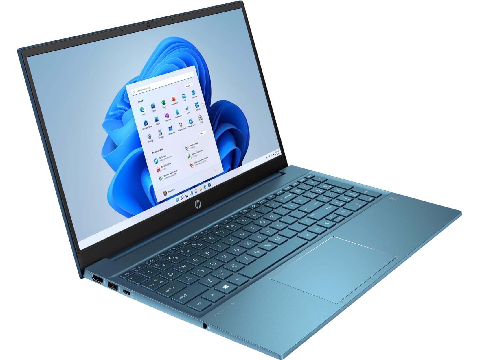 HP Pavilion 15 2022 Business Laptop 15.6" FHD IPS Touchscreen 4-Core Intel i7-1195G7 16GB DDR4 2TB SSD Intel Iris Xe Graphics Wi-Fi 6 Backlit Keyboard Fingerprint Windows 11 Home w/ONT 32GB USB