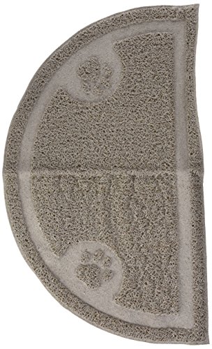 Petmate Arm & Hammer Half Circle Litter Mat, Pearl Tan