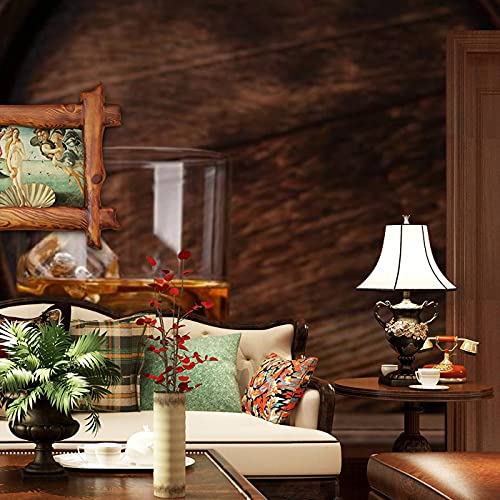 Modern 3D Scotch Whiskey Glass and Old Barrel Wallpaper Stick and Peel Wall Stickers Removable Wall Paper Mural for Living Room Bedroom TV Background Wall