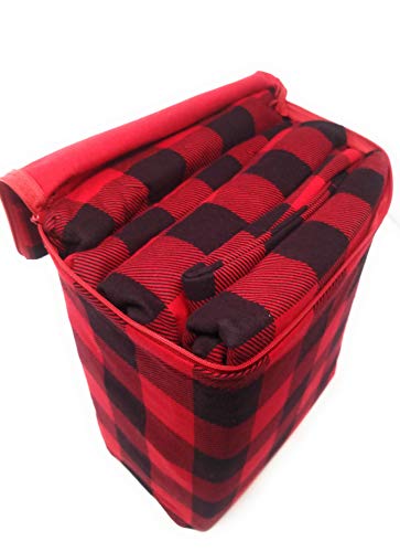 Mainstays Flannel Sheet Set Queen, Red Plaid