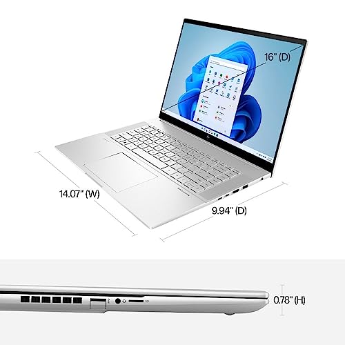 HP Envy Business Laptop 2023 16" WQXGA IPS 120Hz Touchscreen 14-Core Intel i9-13900H 64GB DDR5 4TB SSD NVIDIA GeForce RTX 4060 8GB Thunderbolt 4 Wi-Fi 6E Backlit KB Windows 11 Pro w/ONT 32GB USB