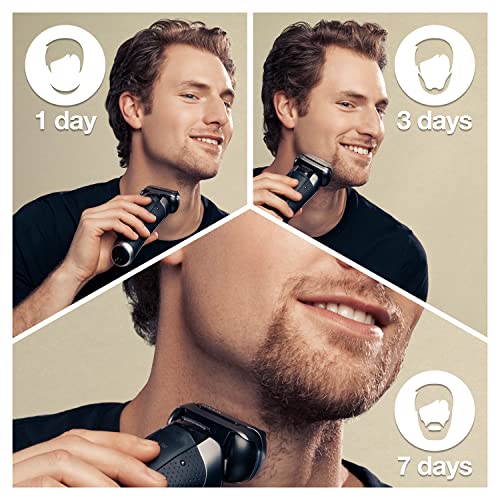 BRAUN Series 9 Pro 9467cc Wet & Dry Shaver with 5-in-1 SmartCare Center and Leather Travel case, Silver