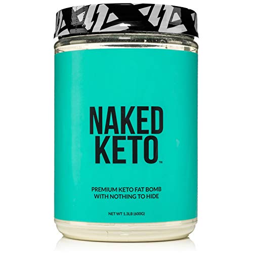 Naked Keto - Premium Keto Fat Bomb Powder - Unflavored - Only Two Ingredients – Gluten-Free, Soy Free Keto Supplement with no GMOs and No Artificial Sweeteners – 1.3 LB