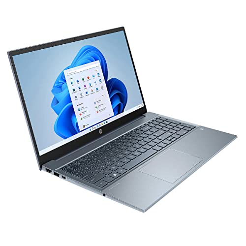 HP Pavilion 15-EG300 2023 Business Laptop 15.6" LED-Backlit FHD IPS Touchscreen 10-Core Intel i7-1355U 64GB DDR4 4TB SSD Iris Xe Graphics Wi-Fi 6 Backlit Keyboard Windows 11 Pro Bonus 32GB USB