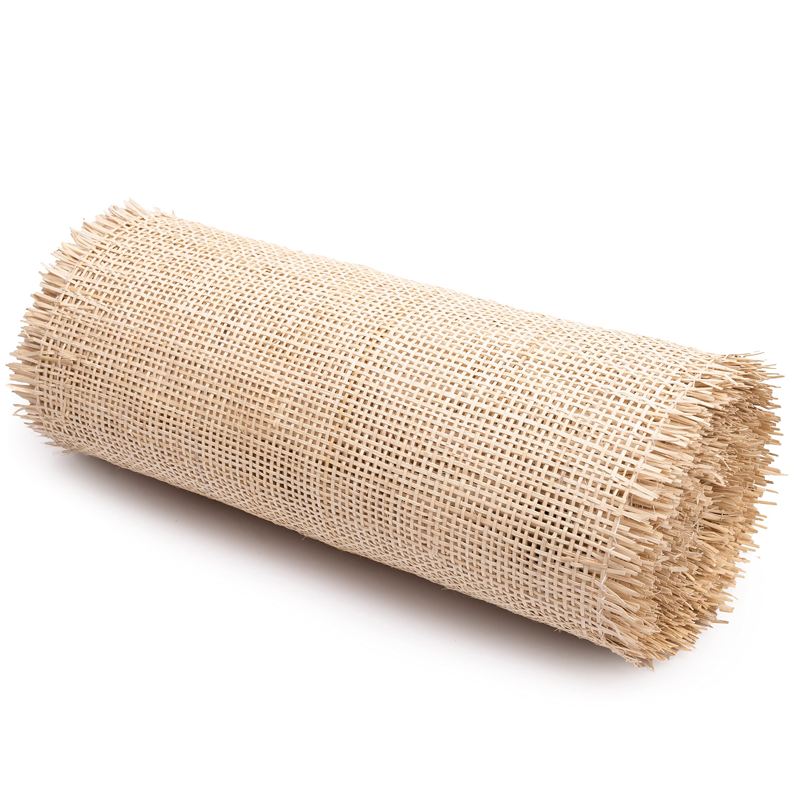 CLAYNIX 24" Width Square Cane Webbing- 24" x 5 Ft Sheet - Rattan Cane Webbing Roll -Caning Material for Chairs, Cabinet, Door -Open Weave Wicker Woven Rattan Sheets - Cane Fabric(5 FEET)