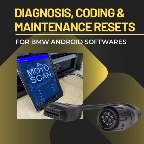 OHP 10 Pin OBD Adapter for BMW Motorcycle | GS-911 Alternative | fits OBDlink & OBD2 Standard (Portable)