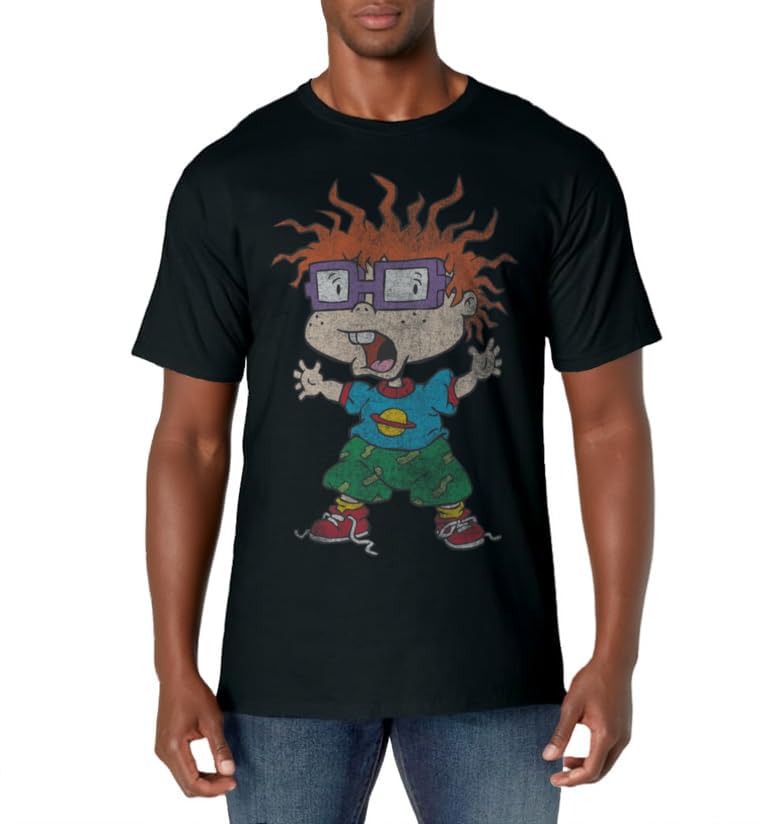 Nickelodeon Rugrats Chuckie Feature Character T-Shirt T-Shirt
