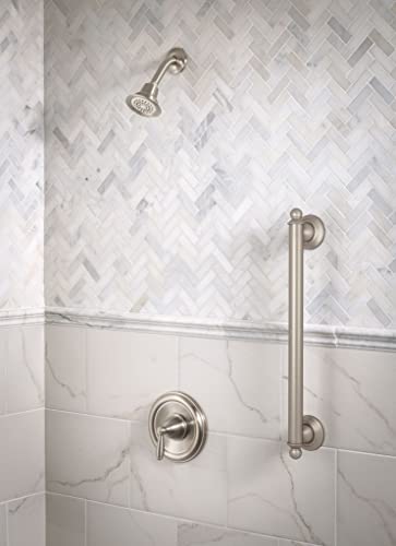 Moen Brantford Brushed Nickel Posi-Temp Pressure Balancing Shower Trim Kit, Valve Required, T2152BN