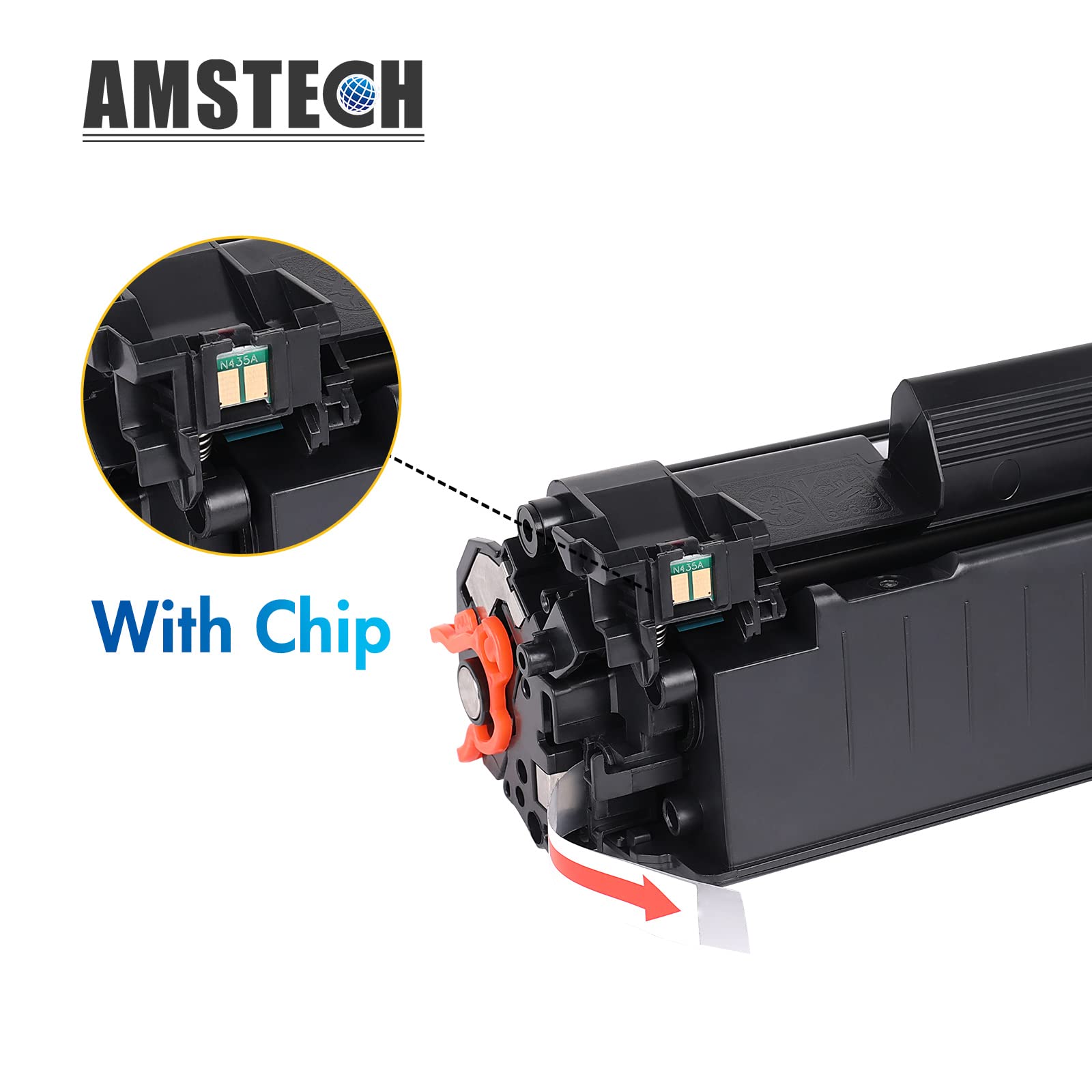 83A CF283A 2-Pack Toner Cartridge Replacement for HP 83A CF283A 83X CF283X Toner Cartridge for HP Pro MFP M125nw M201dw M225dw M255dn M201n M125a M127fw M127fn Printer Toner Black