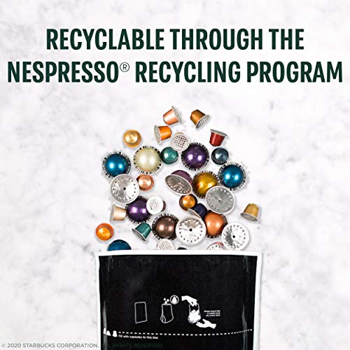 Starbucks by Nespresso Blonde & Dark Roast Variety Pack Coffee & Espresso (50-count single serve capsules, compatible with Nespresso Vertuo Line System)