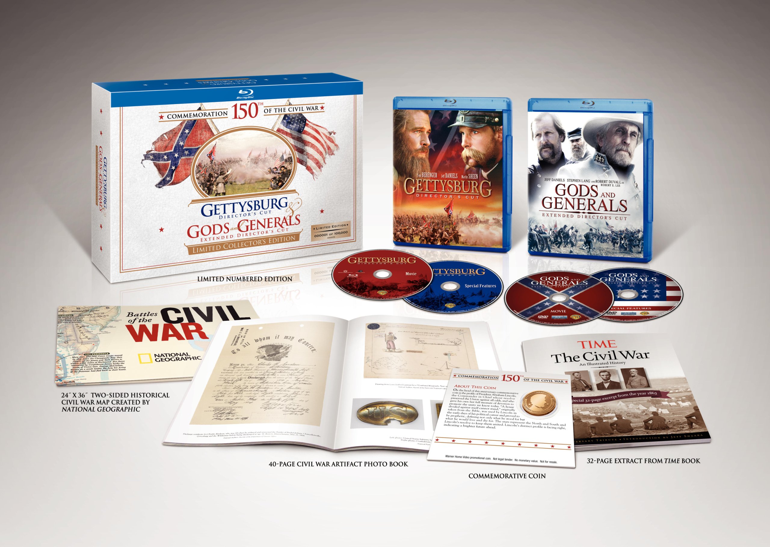 Gettysburg / Gods and Generals (Limited Collector's Edition) [Blu-ray]