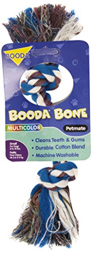 Petmate Booda Two Knot Rope Bone, Multicolored, Small