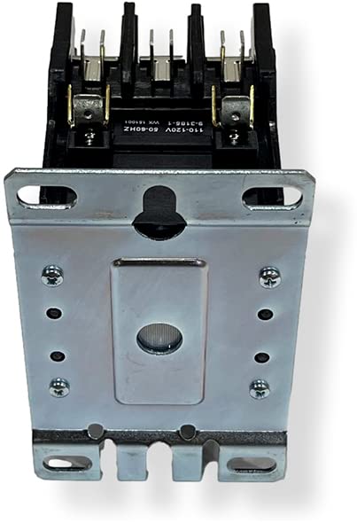 Eaton E1C25DNY138 Electrical Non-Reversing Definite Purpose Control Contactor, Coil Voltage 110/120V 50/60Hz, Dual QC Coil Term, 3-Pole, 30A Inductive, 40A Resistive