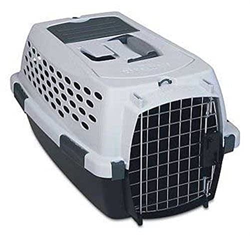 Petmate Ultra Vari Kennel 23-Inch, For Pets 0-15 Pounds, Bleached Linen/Brown