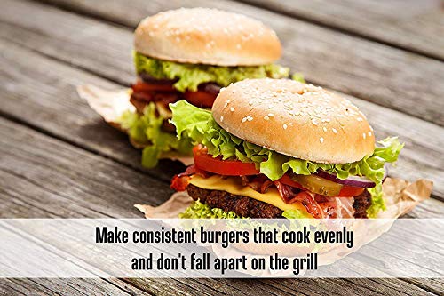 Weston Hamburger, Crabcake and Sausage Press, Makes 4 1/2" in Diameter, 1/4lb to 3/4lb, Patty Ejector