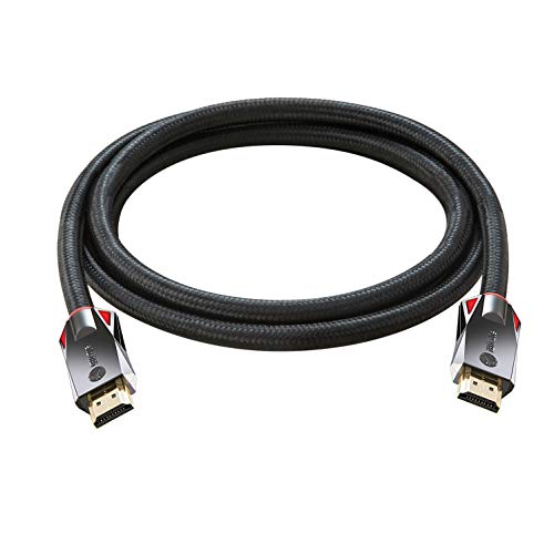 4K HDR HDMI Cable 3 Feet, 4K 120Hz(4:4:4, HDR10 ARC HDCP 2.3/2.2) 1440p 165Hz High Speed Ultra HD Bi-Directional Cord 26AWG Compatible with Apple-TV Ps4 Xbox One