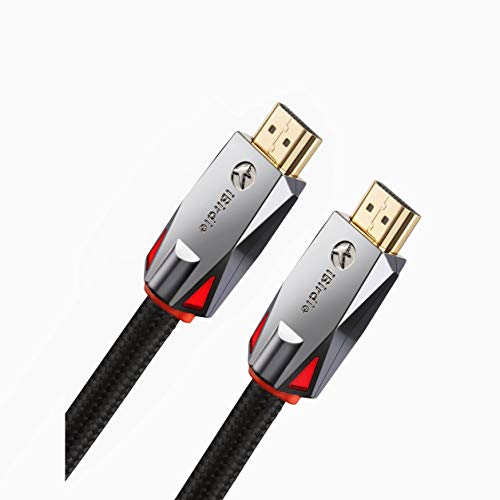 4K HDR HDMI Cable 3 Feet, 4K 120Hz(4:4:4, HDR10 ARC HDCP 2.3/2.2) 1440p 165Hz High Speed Ultra HD Bi-Directional Cord 26AWG Compatible with Apple-TV Ps4 Xbox One