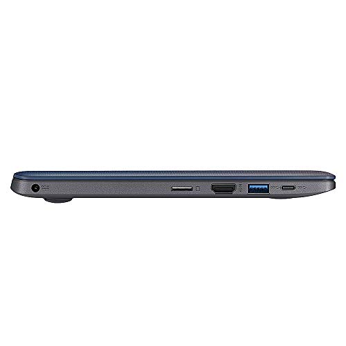 ASUS VivoBook E12 Thin and Light Business Laptop 11.6 inch HD Display Intel Celeron N3350 4GB RAM 64GB eMMC + 128GB SD Card Intel HD Graphics 500 HDMI Office365(1-Year) Win10Pro + USB-C Adapter