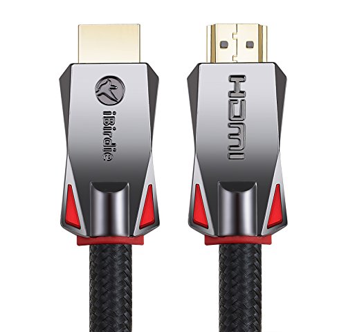 4K HDR HDMI Cable 3 Feet, 4K 120Hz(4:4:4, HDR10 ARC HDCP 2.3/2.2) 1440p 165Hz High Speed Ultra HD Bi-Directional Cord 26AWG Compatible with Apple-TV Ps4 Xbox One
