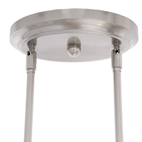 Hampton Bay 1000014949" Oron Three Light Island Brushed Nickel Chandelier