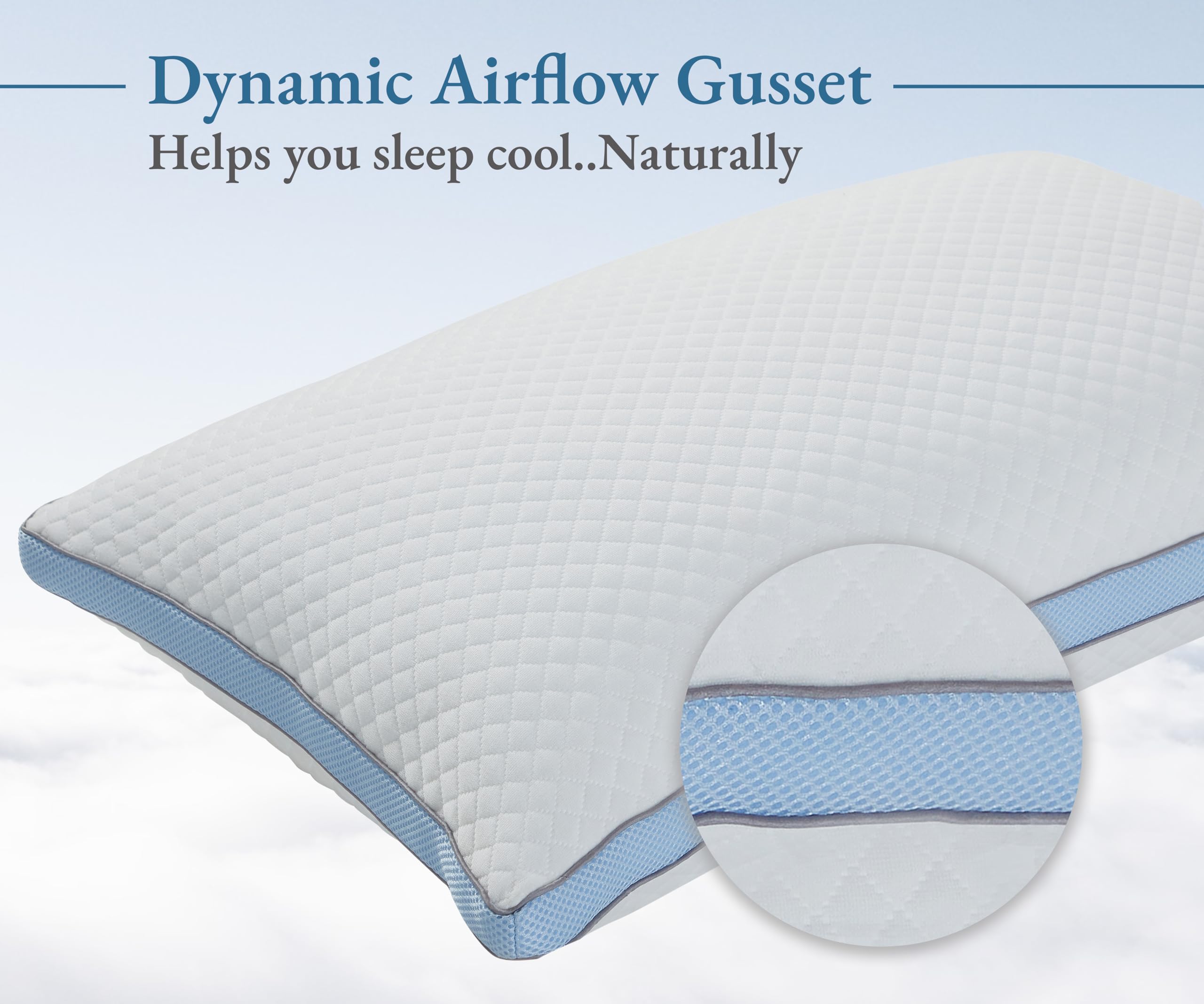 California Design Den Adjustable King Size Bed Pillow - Soft Down Alternative Fill, Adjustable Loft Memory Foam - Cooling Hotel Pillows for Back, Stomach or Side Sleepers - Medium Soft, CertiPUR-US