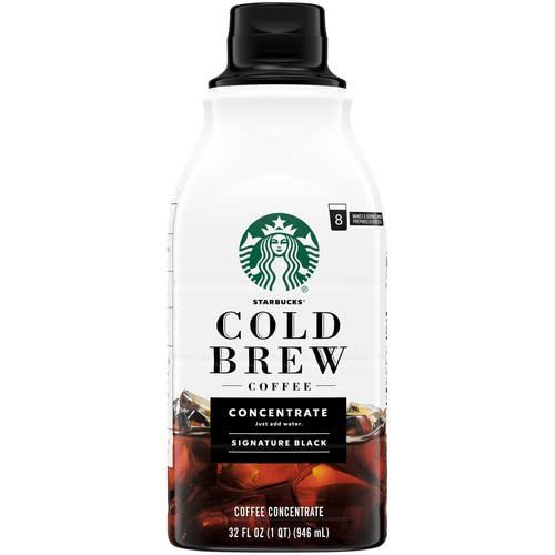 Starbucks Cold Brew Coffee — Signature Black — Multi-Serve Concentrate — 1 bottle (32 oz.)