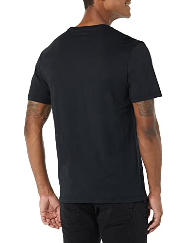 Amazon Essentials Men's Short Sleeve T-Shirts, Slim-Fit, Crewneck, Pack of 2, Black/Charcoal Heather, XX-Large
