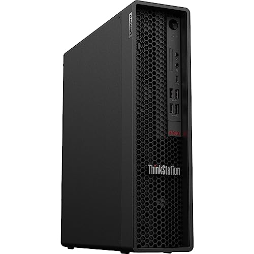 Lenovo ThinkStation P340 SFF Home & Business Mini Desktop (Intel i5-10500 6-Core, 32GB RAM, 2TB PCIe SSD, Intel UHD 630, USB 3.2, Display Port, SD Card, Win 10 Pro) Refurbished (Renewed)