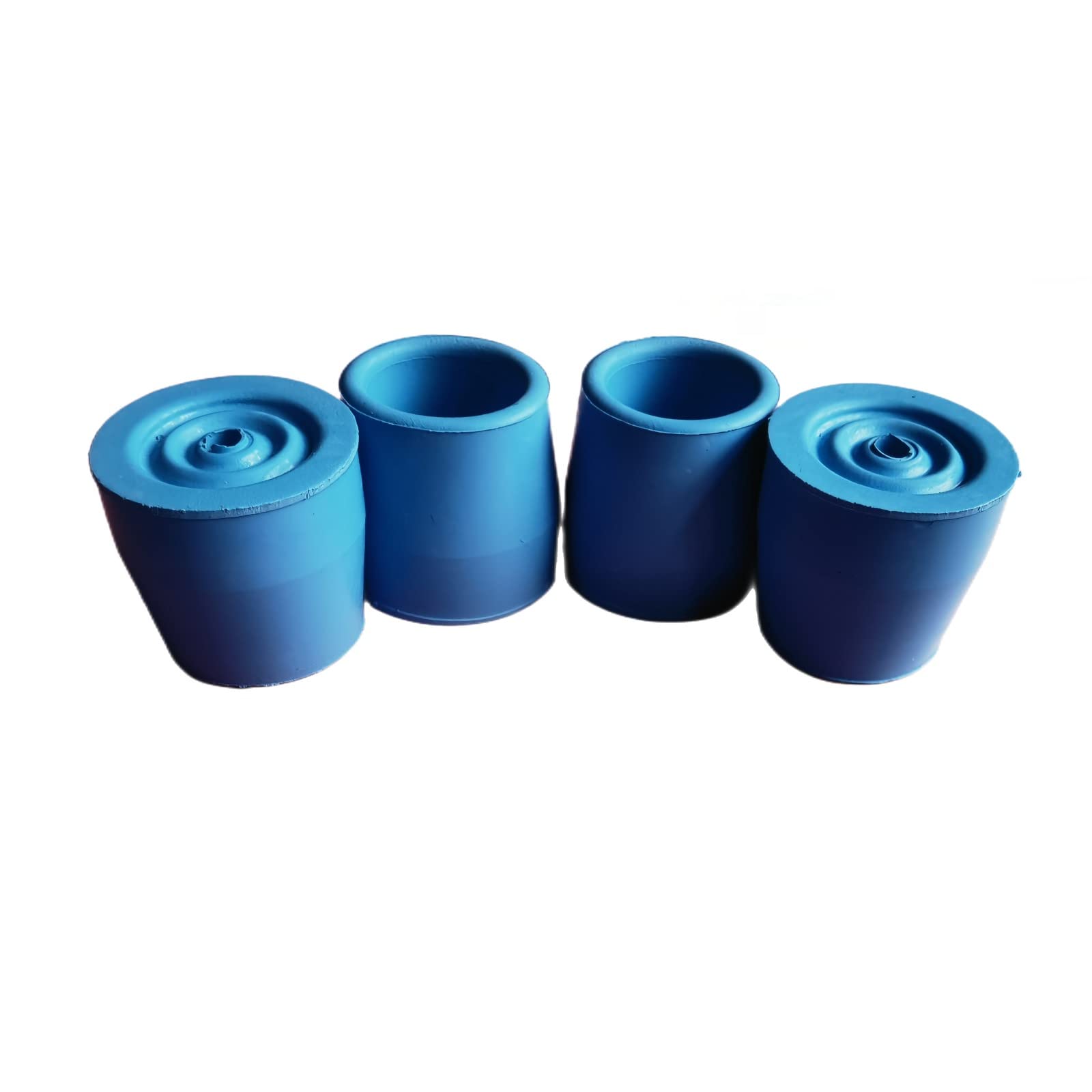 Walker Rubber Tips Replacement 1 Inch Heavy Duty Steel-Reinforced Rubber Tips for Walkers Commodes Shower Chairs Walking Canes, Essential Walker Feet Accessories for Seniors
