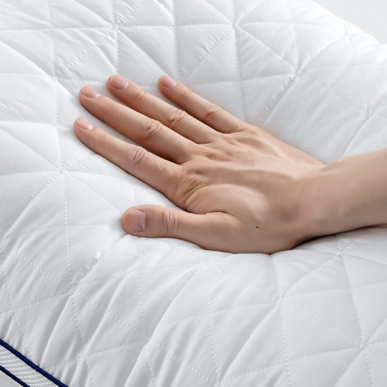 BedStory Bed Pillows for Sleeping-King Pillows Set of 2-Cooling Pillows with Mesh Design-Premium Soft Down Alternative Fill Supportive for Back, Stomach or Side Sleepers