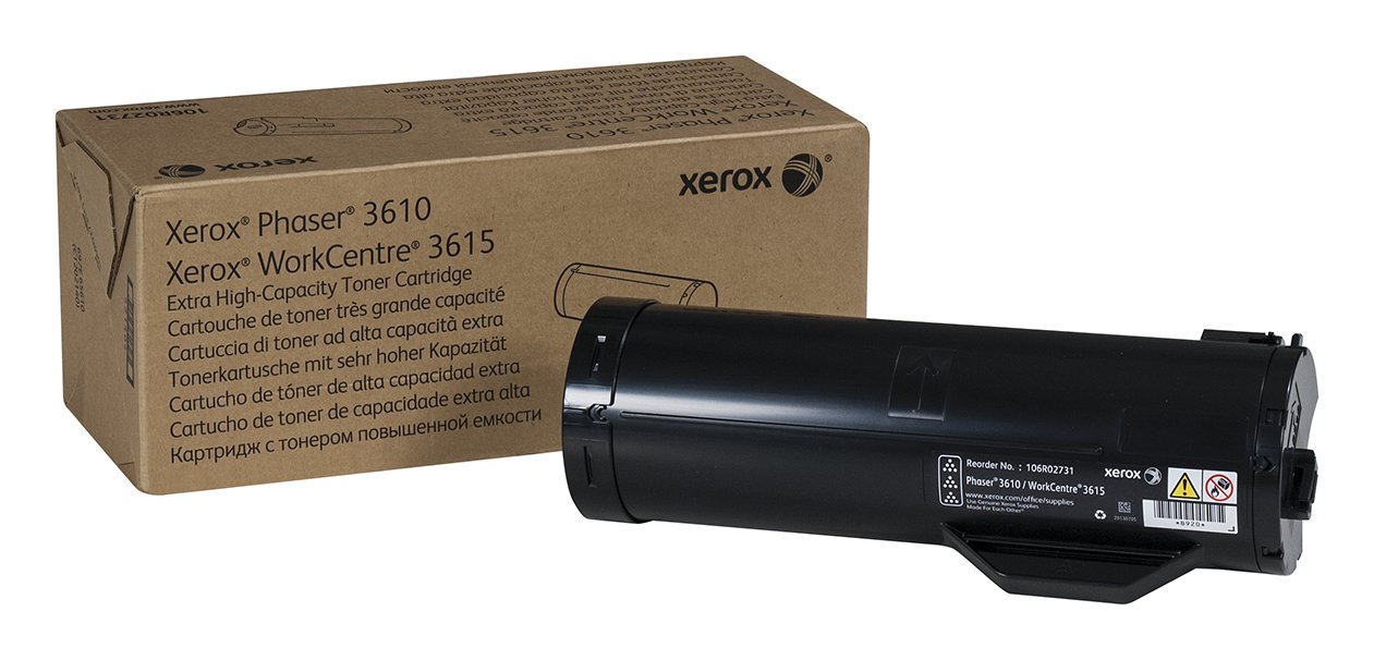 Xerox Phaser 3610/ WorkCentre 3615 Black Extra High Capacity Toner Cartridge (25,300 Pages) - 106R02731