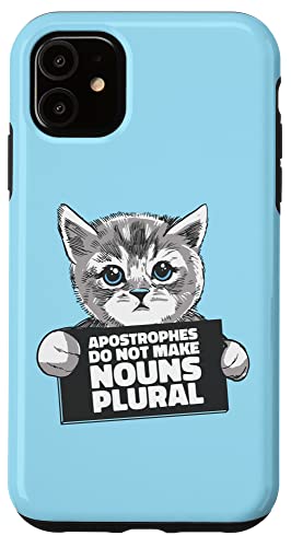 iPhone 11 Apostrophes Don't Make Nouns Plural Funny English Teacher Case
