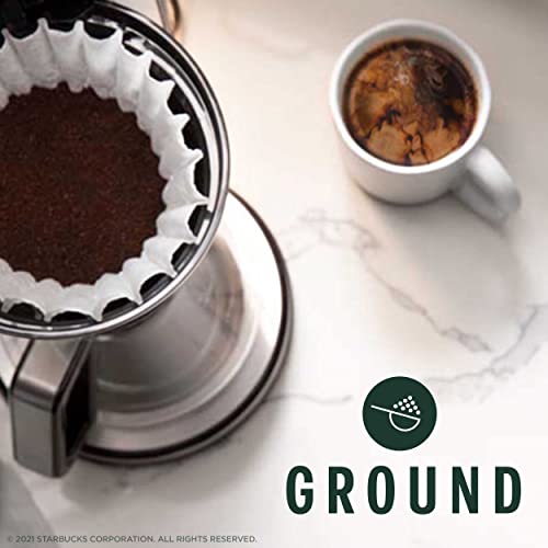 Starbucks Flavored Ground Coffee, Cinnamon Dolce Flavored Coffee, Blonde Roast Coffee, Made with Ground Arabica Coffee Beans, 11-Ounce Bag (Pack of 2)