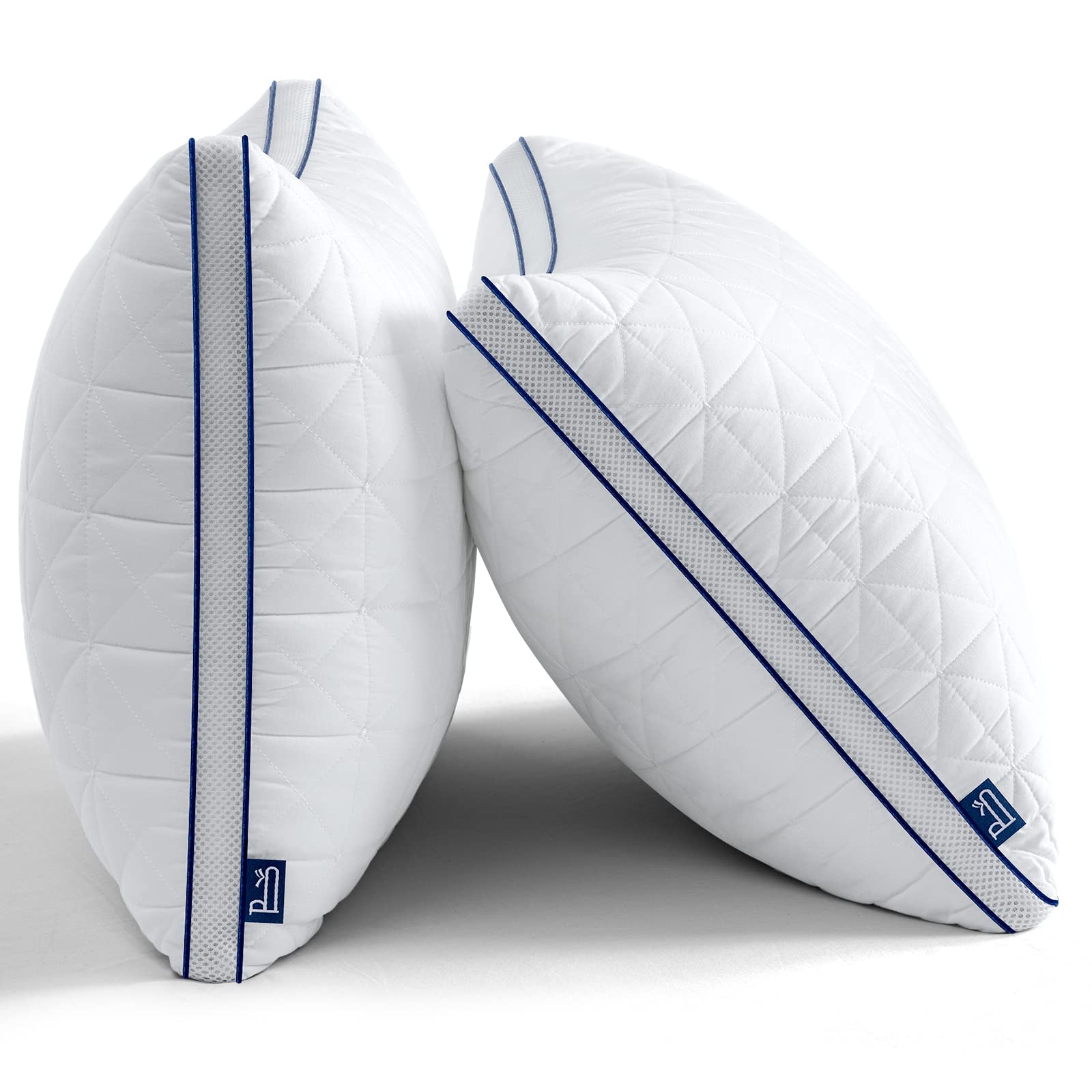 BedStory Bed Pillows for Sleeping-King Pillows Set of 2-Cooling Pillows with Mesh Design-Premium Soft Down Alternative Fill Supportive for Back, Stomach or Side Sleepers