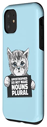 iPhone 11 Apostrophes Don't Make Nouns Plural Funny English Teacher Case