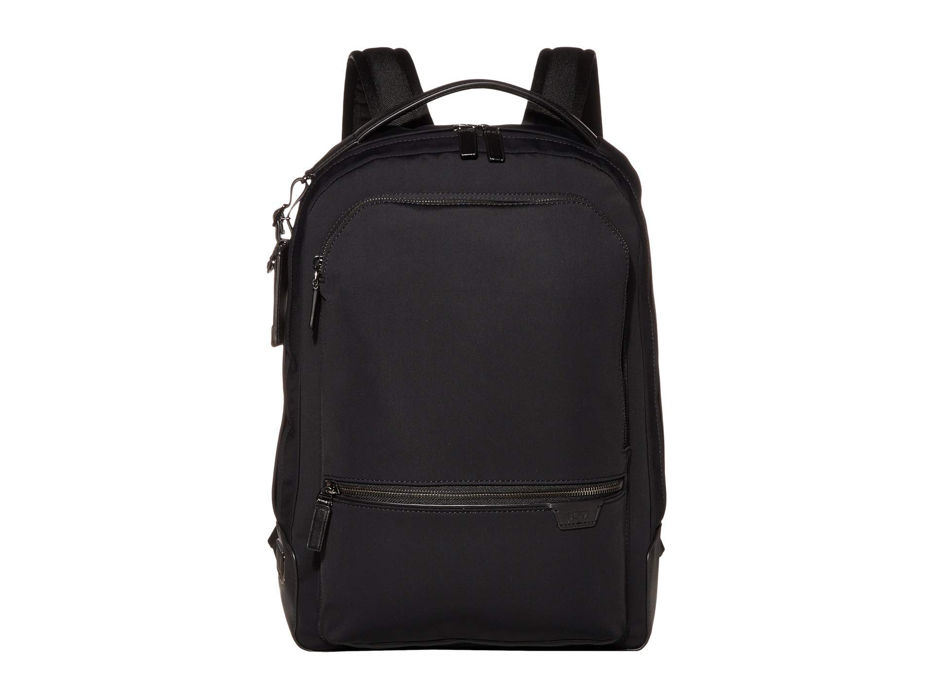 TUMI Harrison Bradner Leather Laptop Backpack - 14-Inch Computer Bag for Men and Women - Black