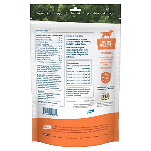 Synovi G4 Dog Joint Supplement Chews, 120-Count, for Dogs of All Ages, Sizes and Breeds