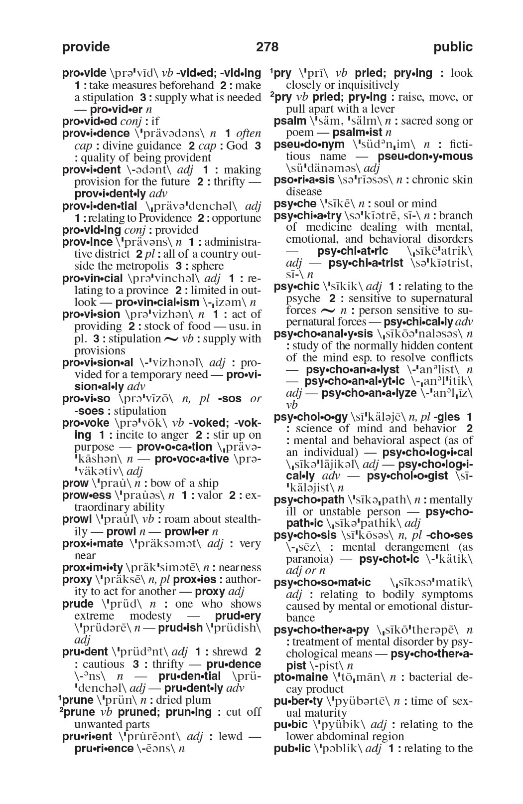 Merriam-Webster's Pocket Dictionary, Newest Edition, (Flexi Paperback) (Pocket Reference Library)