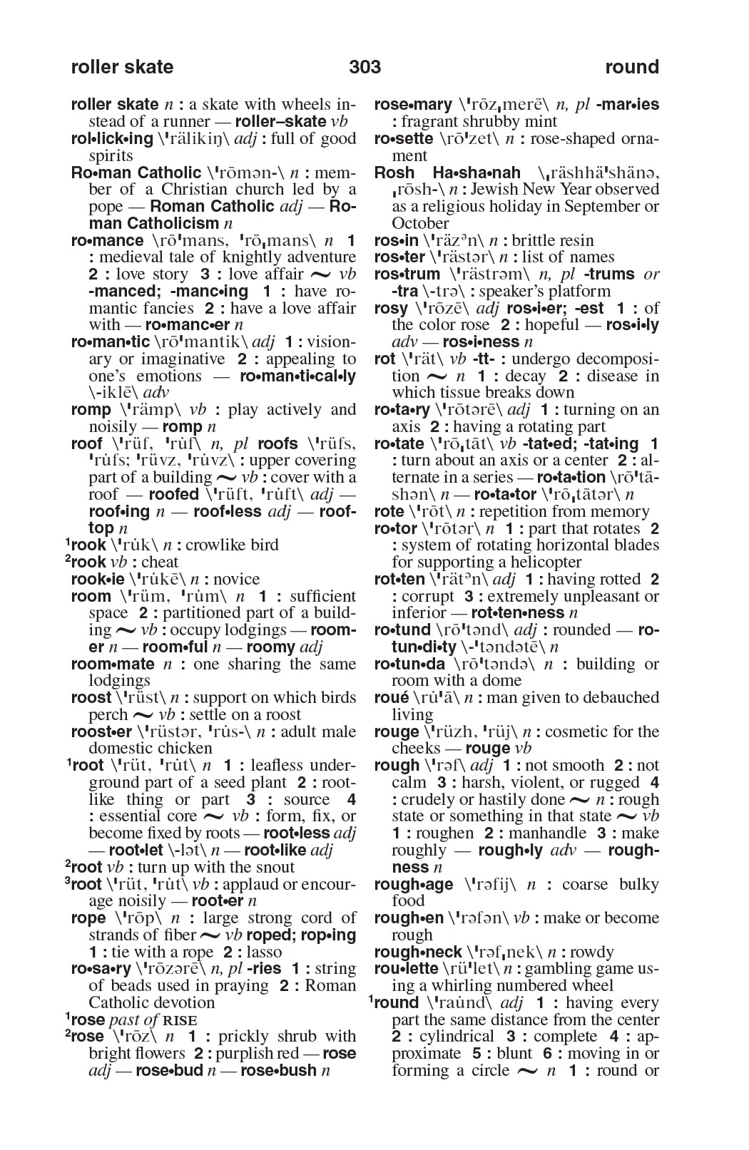 Merriam-Webster's Pocket Dictionary, Newest Edition, (Flexi Paperback) (Pocket Reference Library)