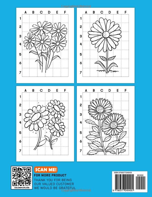 How to Draw Daisy: Lovely Activity Workbook To Learn To Draw Coloring Pages With Chamomile Flowers For Kids And Toddlers | Relaxation And Creativity Gifts For Children