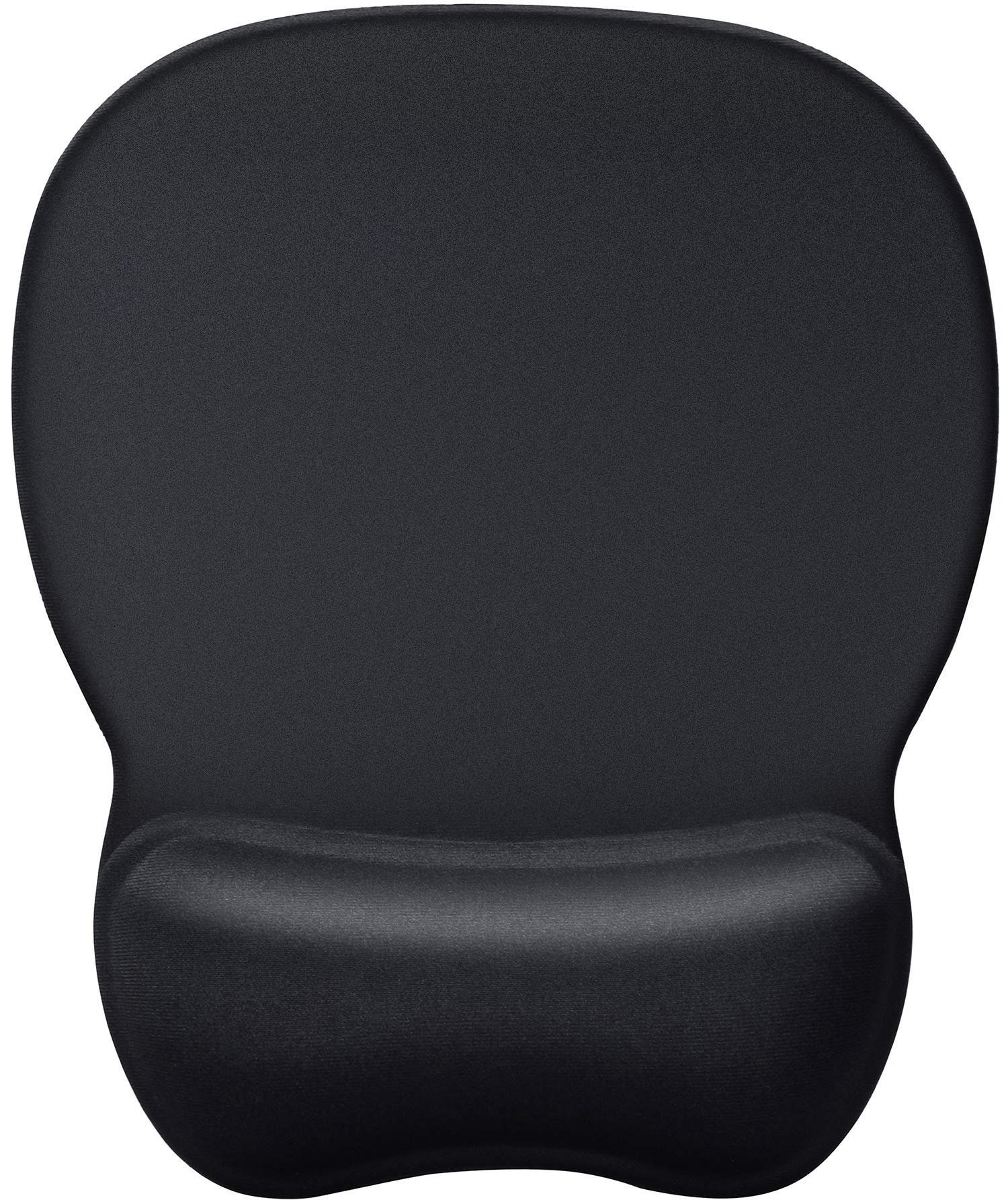 MROCO Ergonomic Mouse Pad with Wrist Support Gel Mouse Pad with Wrist Rest, Comfortable Computer Mouse Pad for Laptop, Pain Relief Mousepad with Non-slip PU Base for Office & Home, 9.4 x 8.1 in, Black