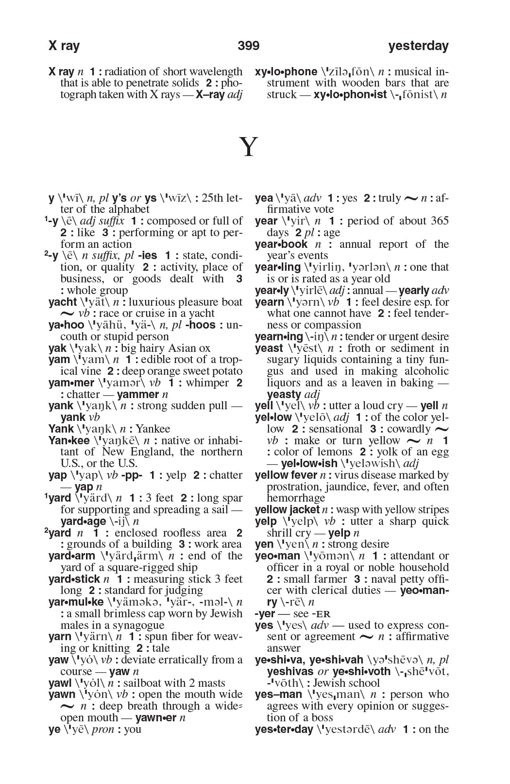 Merriam-Webster's Pocket Dictionary, Newest Edition, (Flexi Paperback) (Pocket Reference Library)