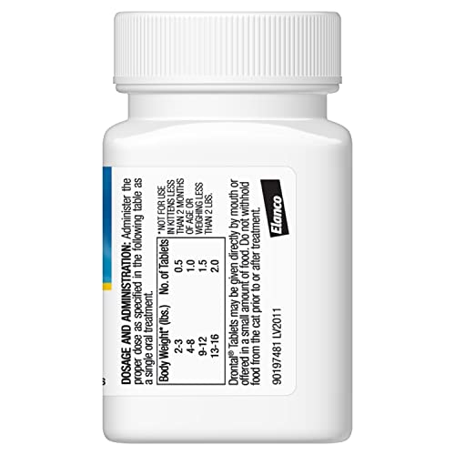 Drontal Broad Spectrum Dewormer, 50 Tablets
