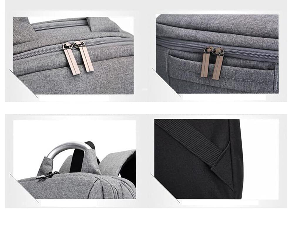 Custom Backpack Laptop Stylish Personalized Back Pack for Teen Women Men (Grey)