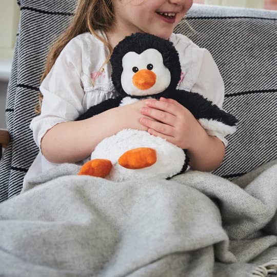 warmies Penguin Cozy Plush Heatable Lavender Scented Stuffed Animal