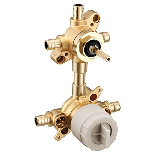 Moen U232CXS M-CORE 3-Series Mixing 2 or 3 Function Integrated Transfer Valve with Cold Expansion PEX Connections and Stops, or Unfinished