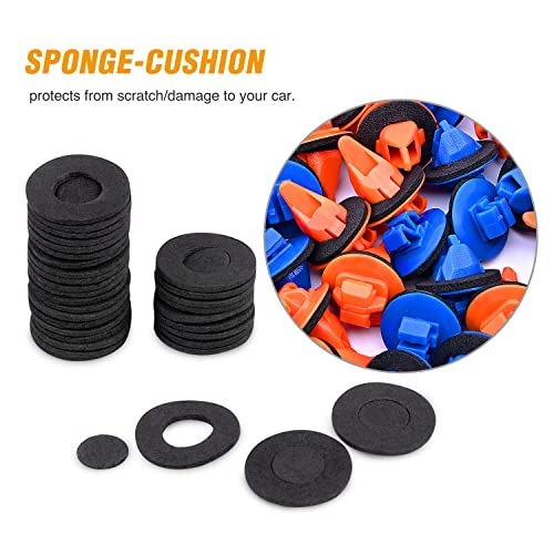 GOOACC 100pcs Fender Flare Clips CompatibleĀ for Toyota 4Runner FJ Cruiser Highlander RAV4 Tacoma, Replace 75495-35010 75397-35010