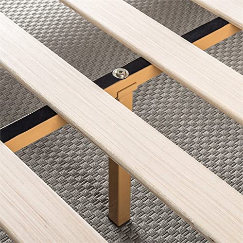 ZINUS Tonja Wood Platform Bed Frame with Headboard / Mattress Foundation with Wood Slat Support / No Box Spring Needed / Easy Assembly, King